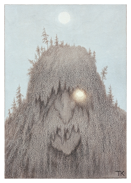 Th. Kittelsen - Skogtroll | ArtAttack.no - Din digitale kunstbutikk!
